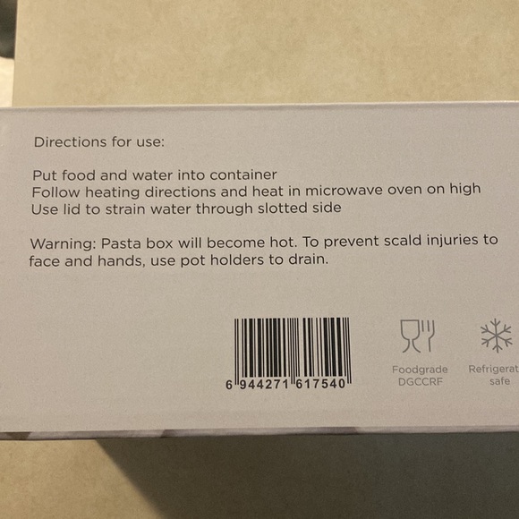 mipan | Kitchen | Mipan Microwaveable Pasta Box | Poshmark